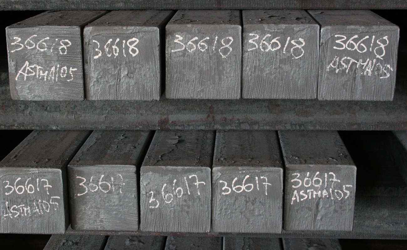 Billets from continuous casting