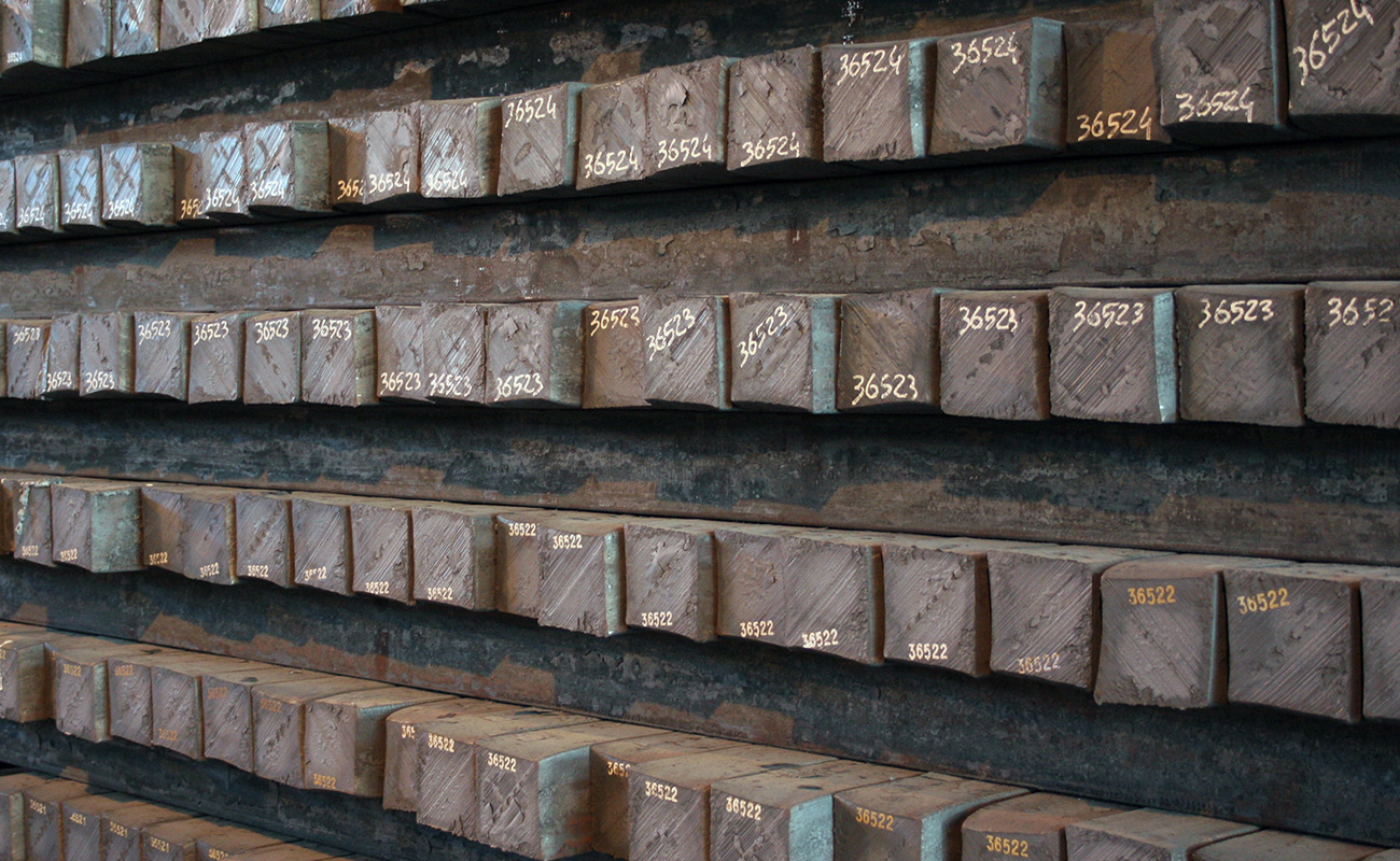 Billets from continuous casting